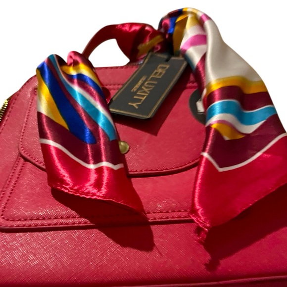 Deluxity | Bags | Nwt Deluxity Los Angeles Hot Pink Bag Backpacktop ...